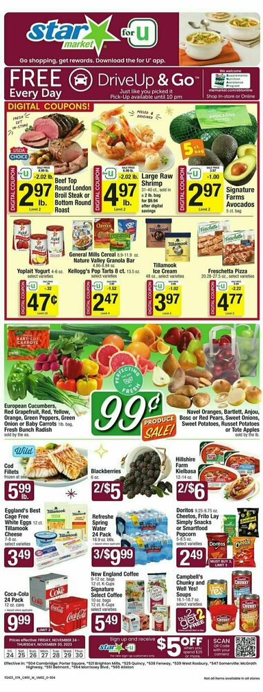 Star Market Flyer