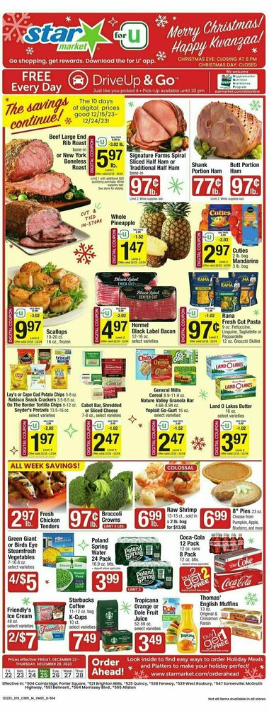 Star Market Flyer
