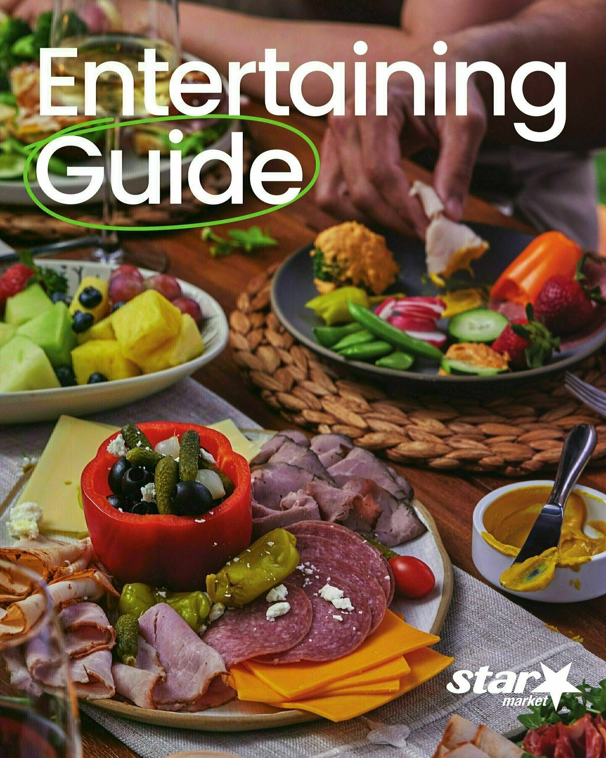 Star Market Entertaining Guide Flyer from January 1