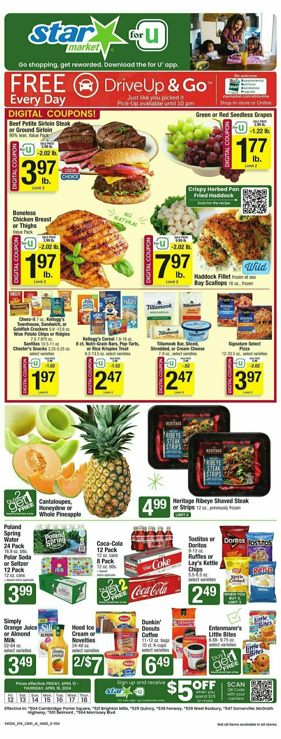 Star Market Flyer from April 12