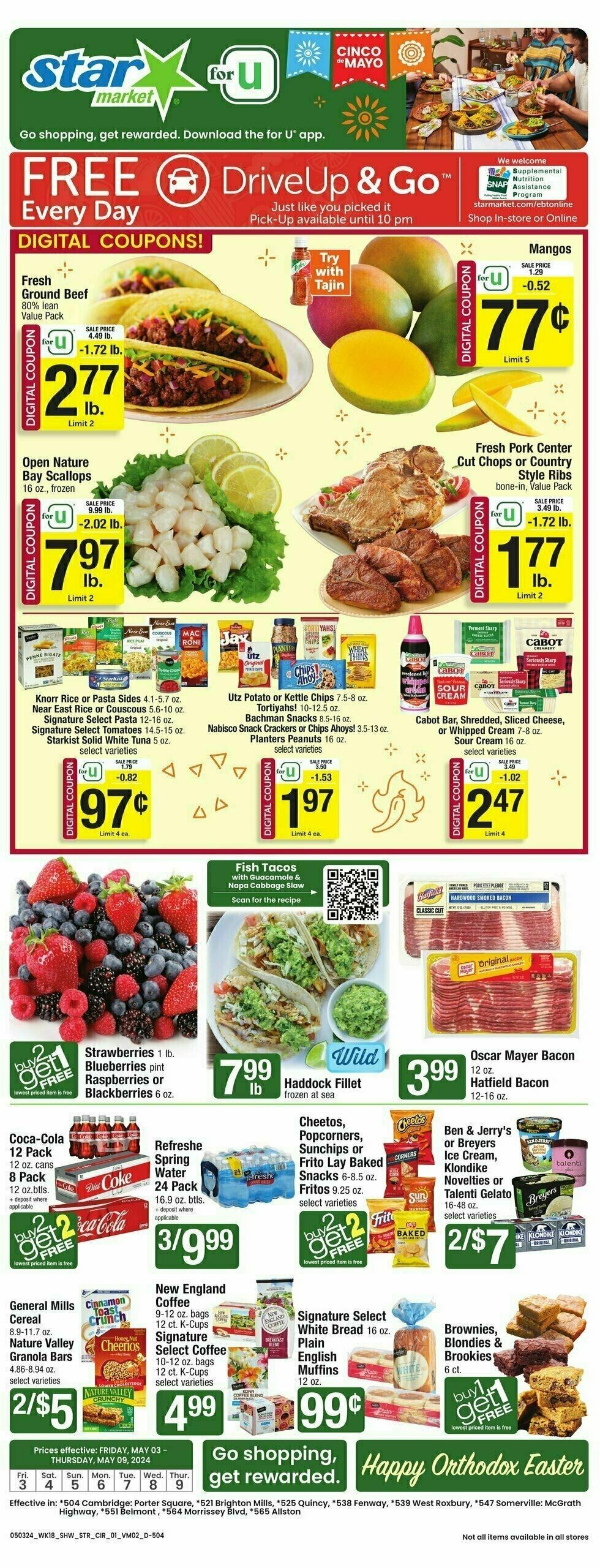 Star Market Flyer from May 3