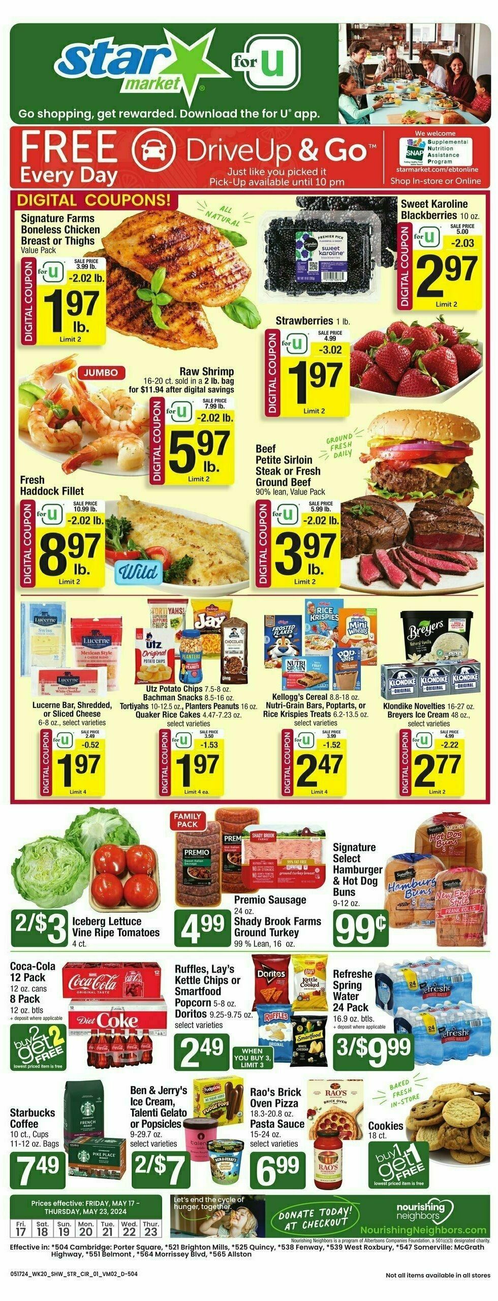 Star Market Flyer from May 17