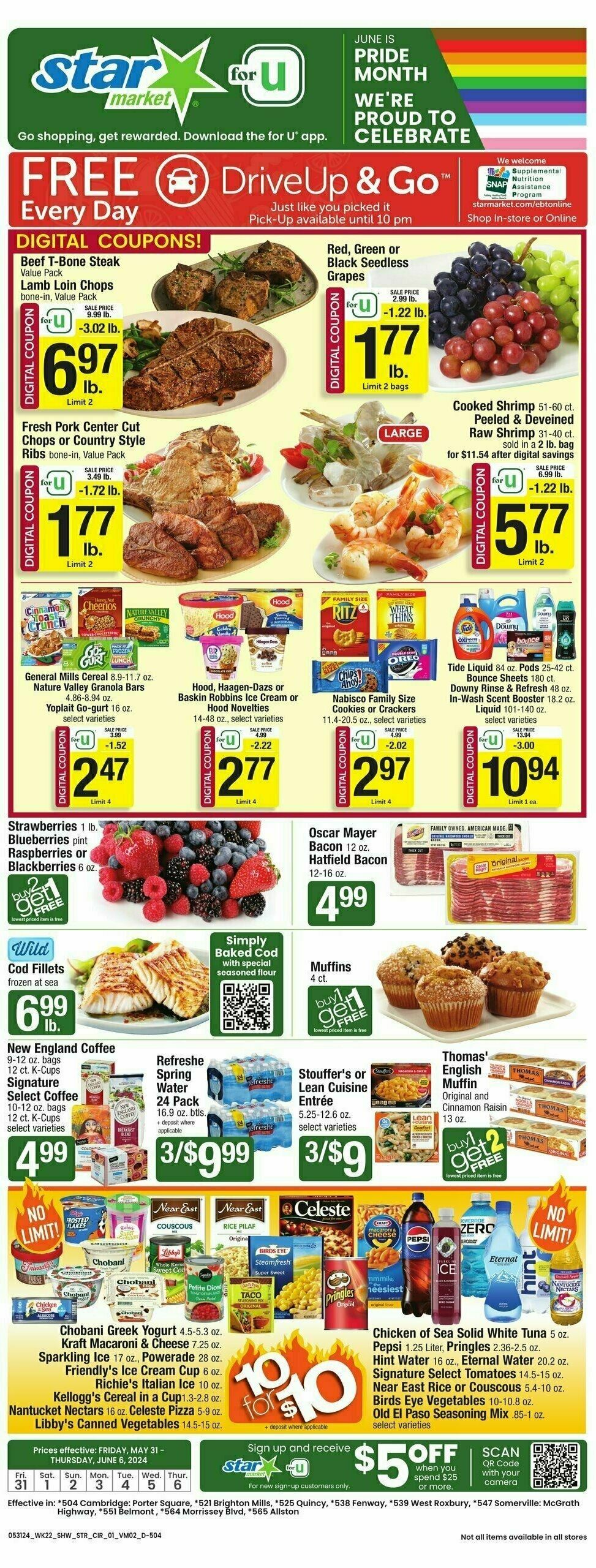 Star Market Flyer from May 31