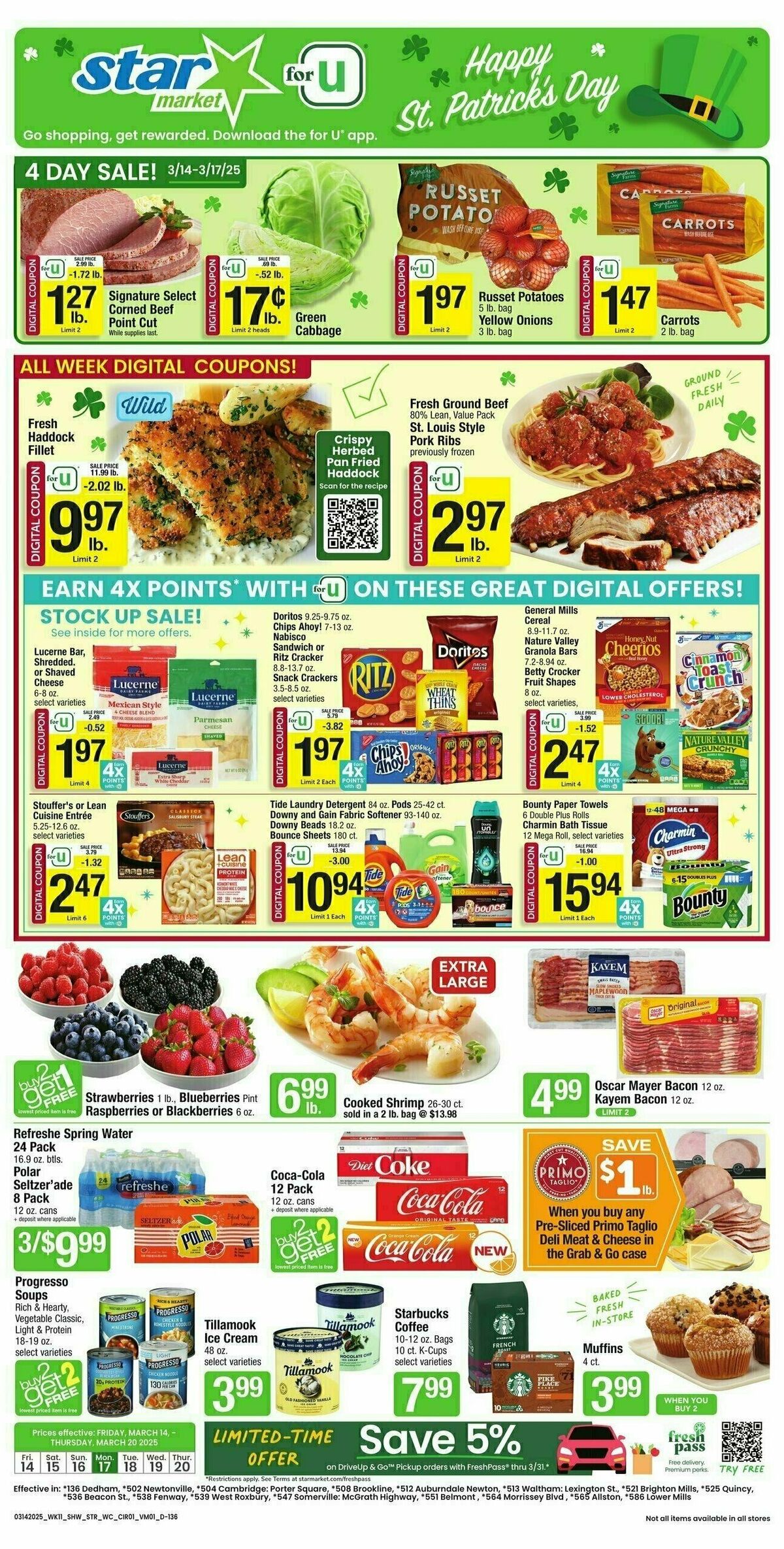 Star Market Flyer from March 14