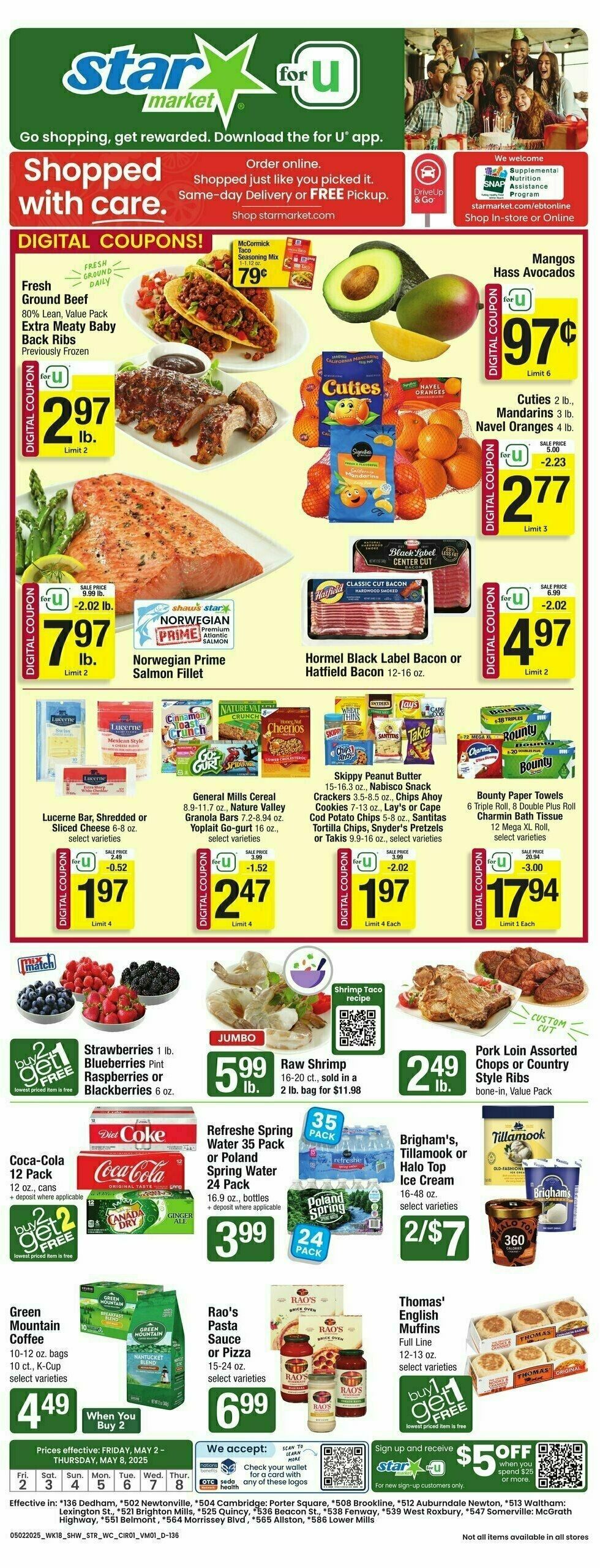 Star Market Flyer from May 2