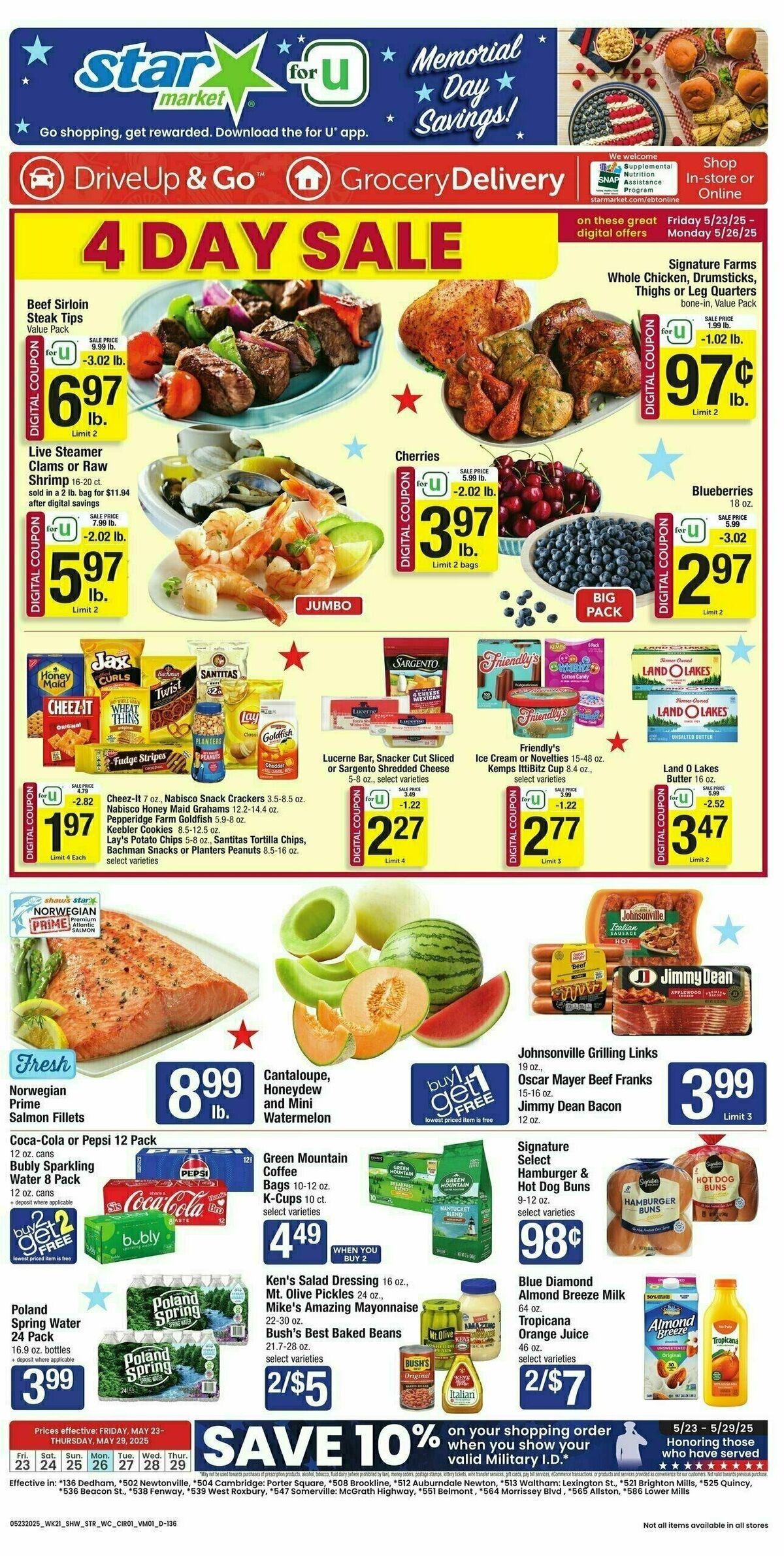 Star Market Flyer from May 23