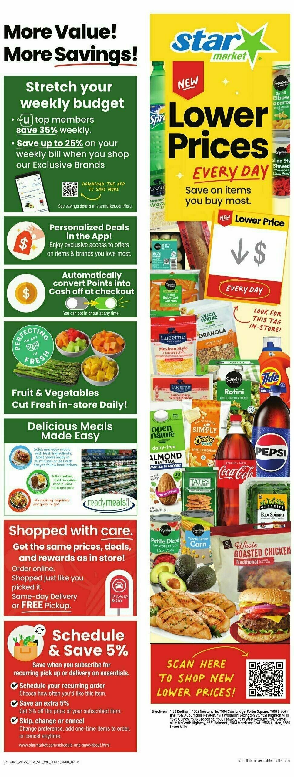 Star Market Flyer from July 18