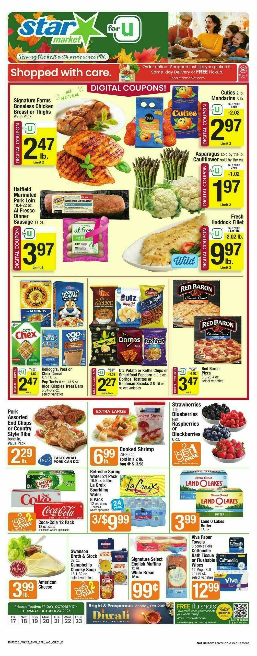 Star Market Flyer from October 17