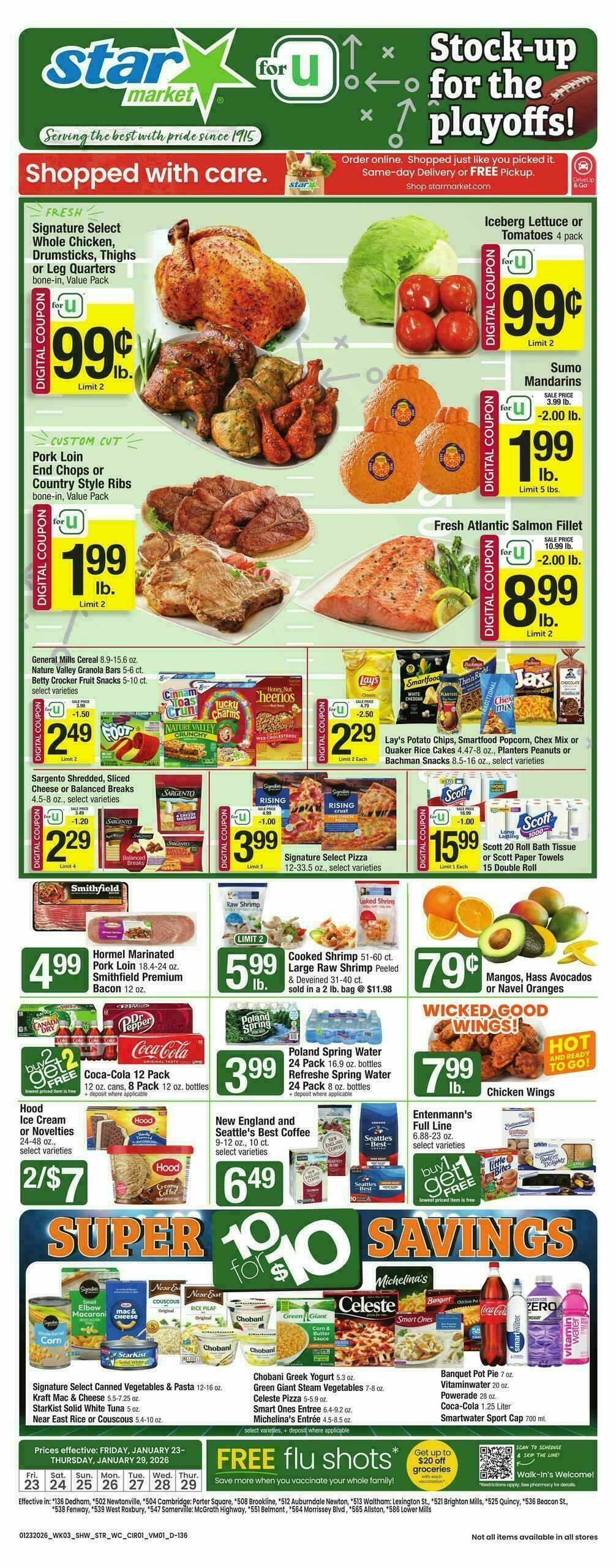 Star Market Flyer from January 23