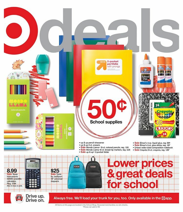 Target Weekly Ad & Weekly Deals from July 11