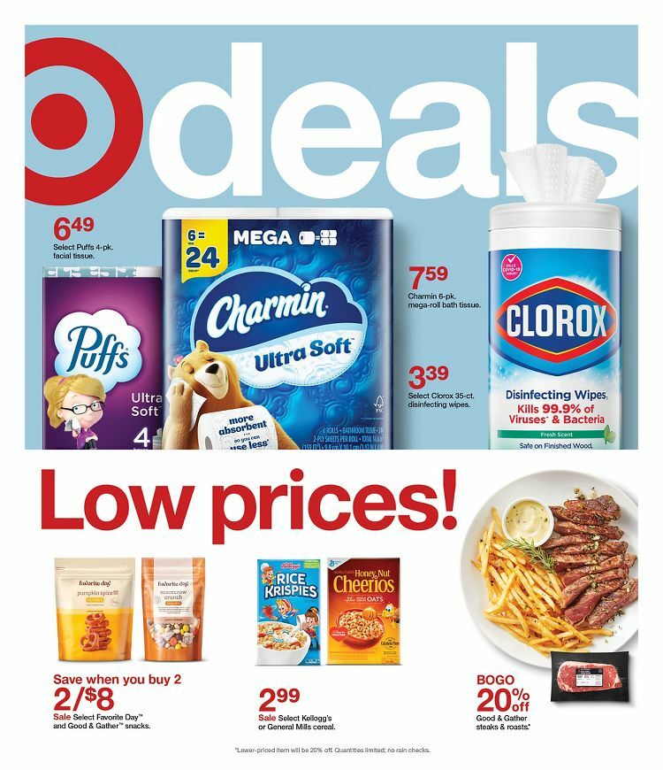 Target Weekly Ad & Weekly Deals from October 2