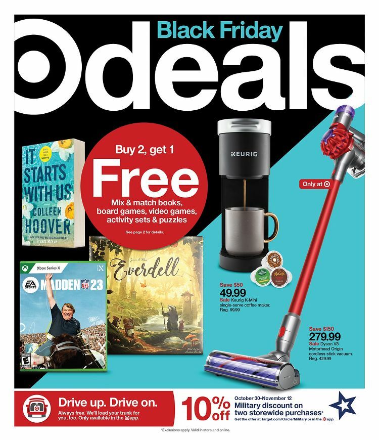 Target Weekly Ad & Weekly Deals from November 6