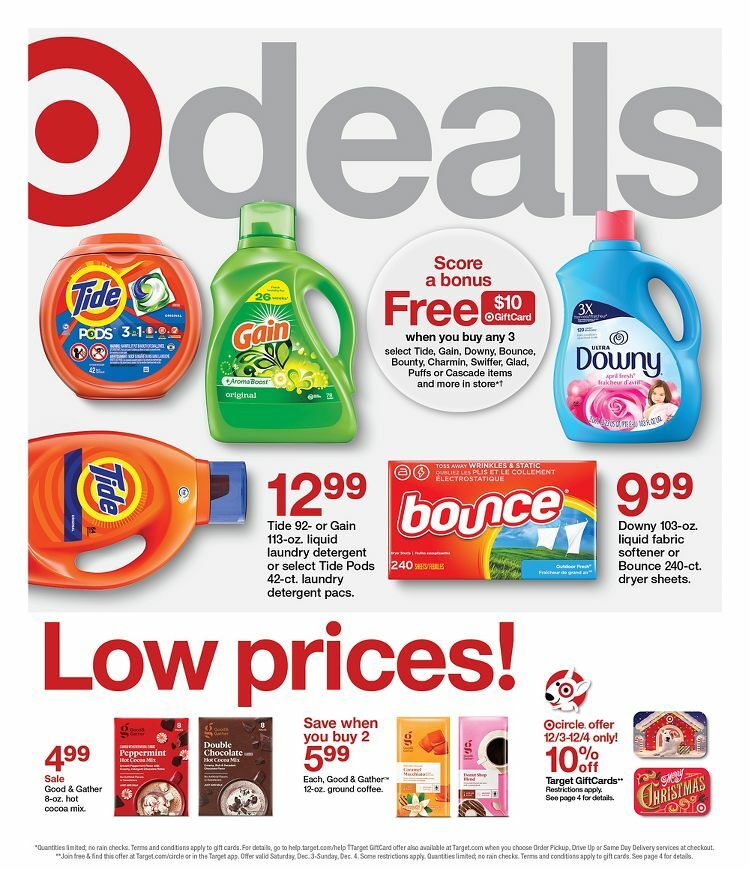 Target Weekly Ad & Weekly Deals from November 27