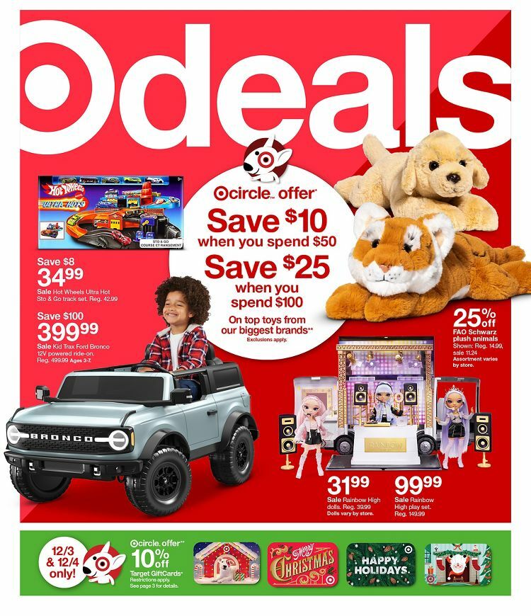 Target Weekly Ad & Weekly Deals from December 4