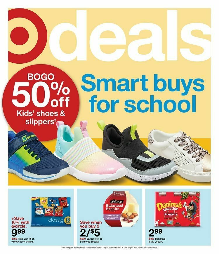Target Weekly Ad & Weekly Deals from July 30
