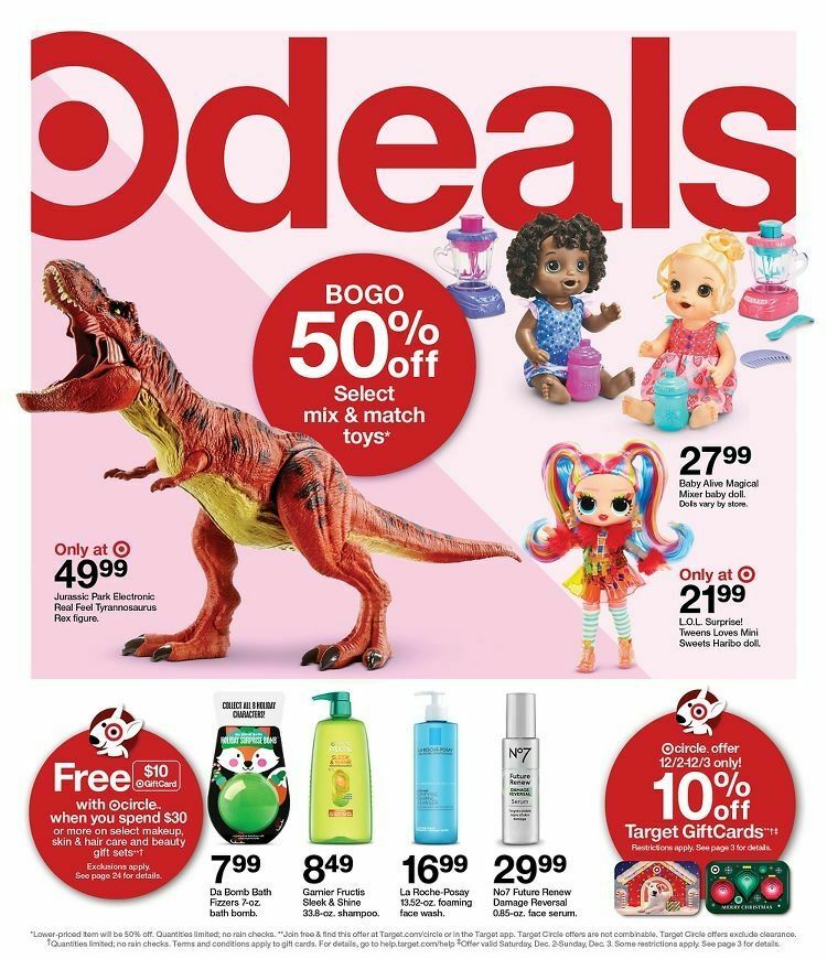 Target Weekly Ad & Weekly Deals from December 3