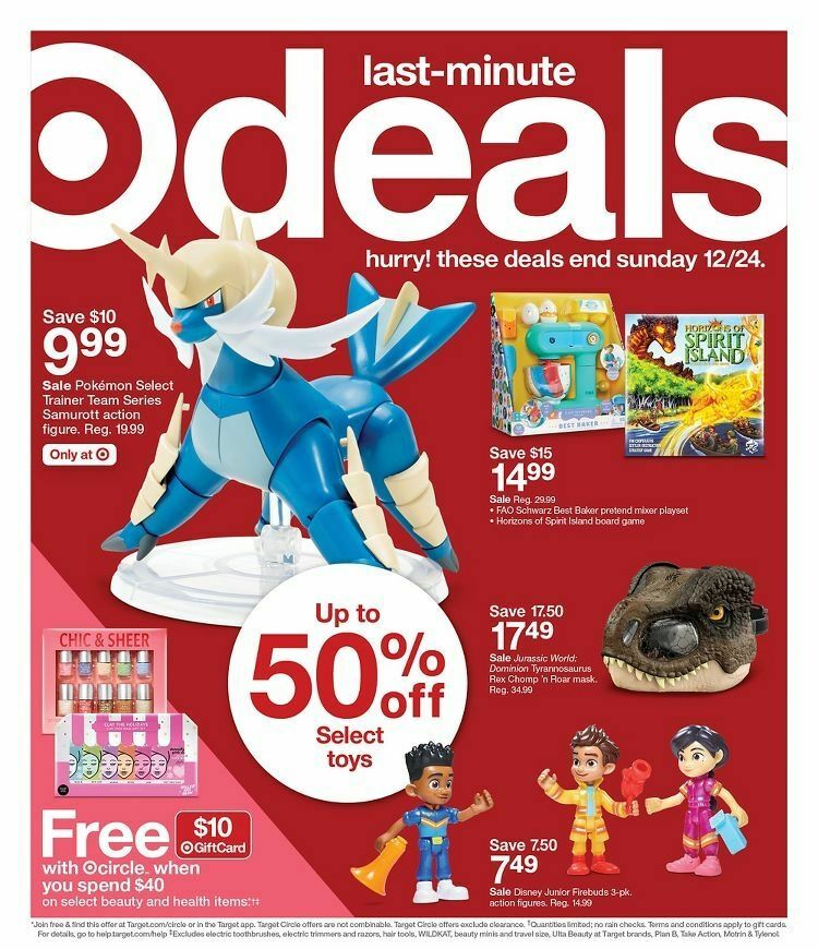 Target Weekly Ad & Weekly Deals from December 17