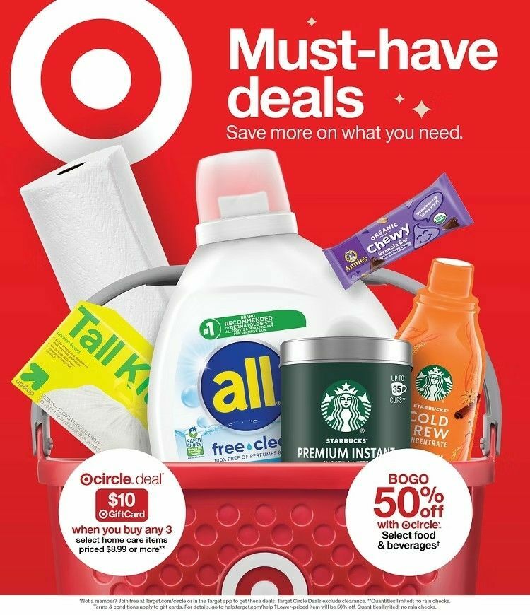 Target Weekly Ad & Weekly Deals from August 3