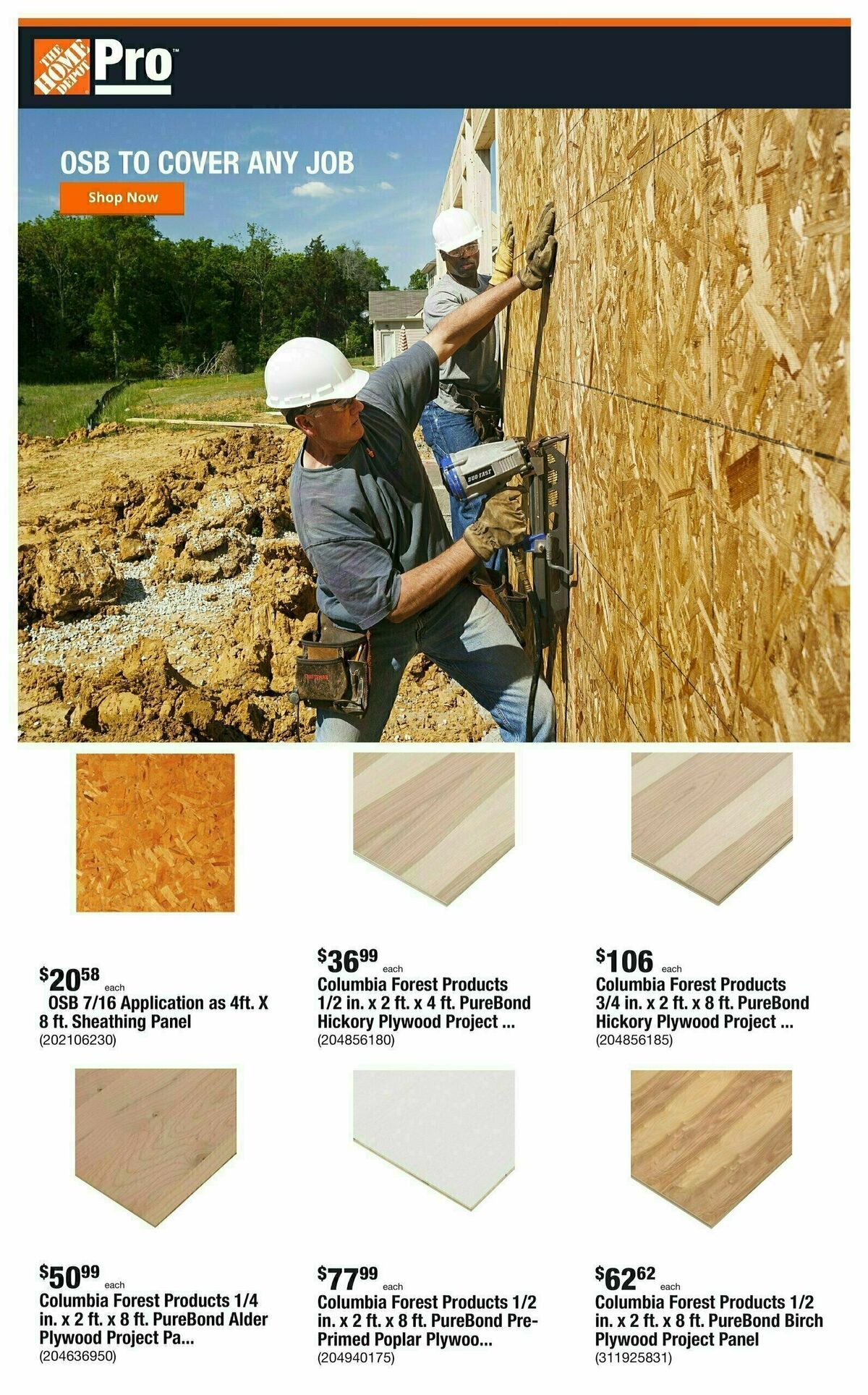 The Home Depot Pro Local Ad & Catalog from August 21