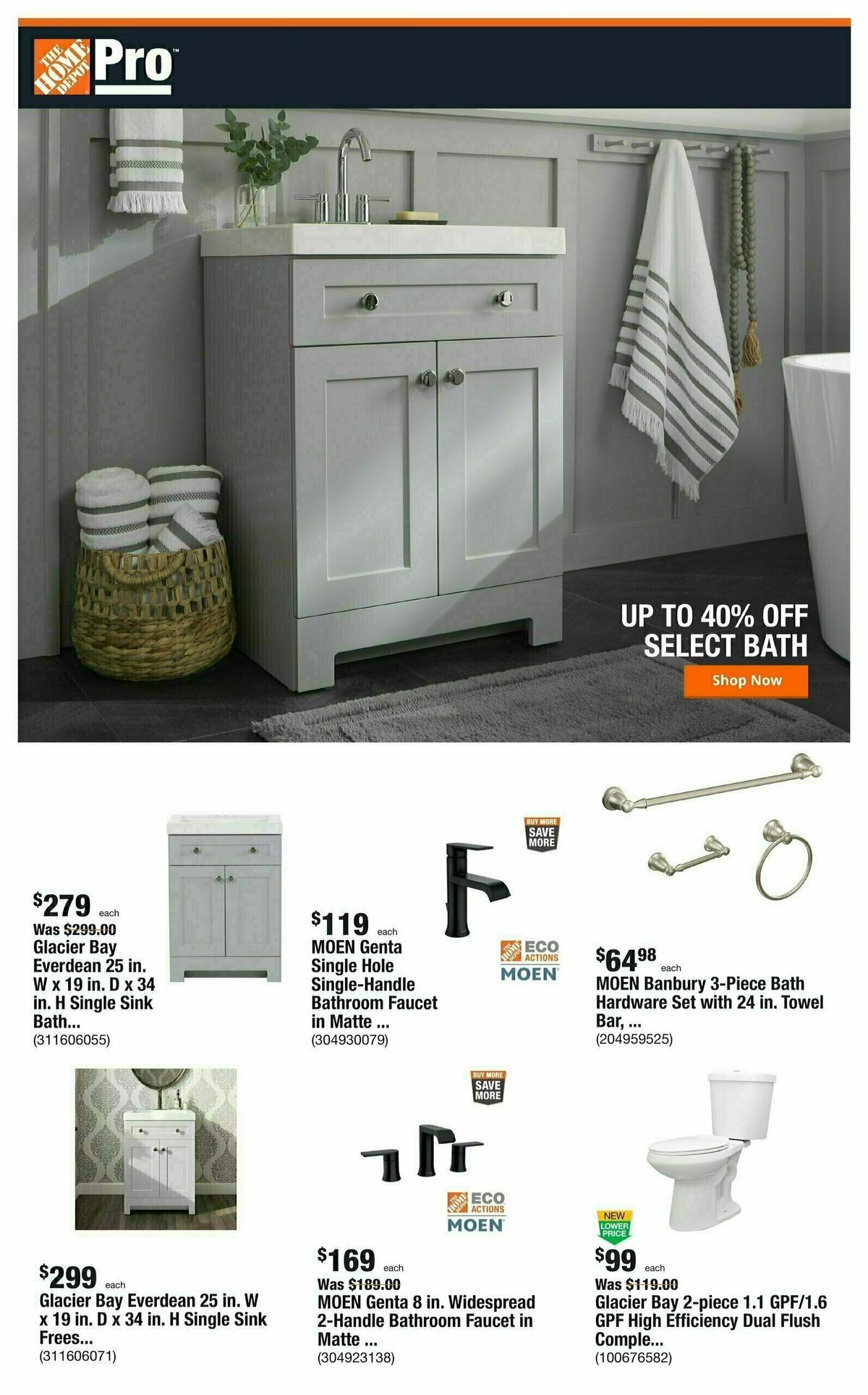 The Home Depot Pro Local Ad & Catalog from September 25