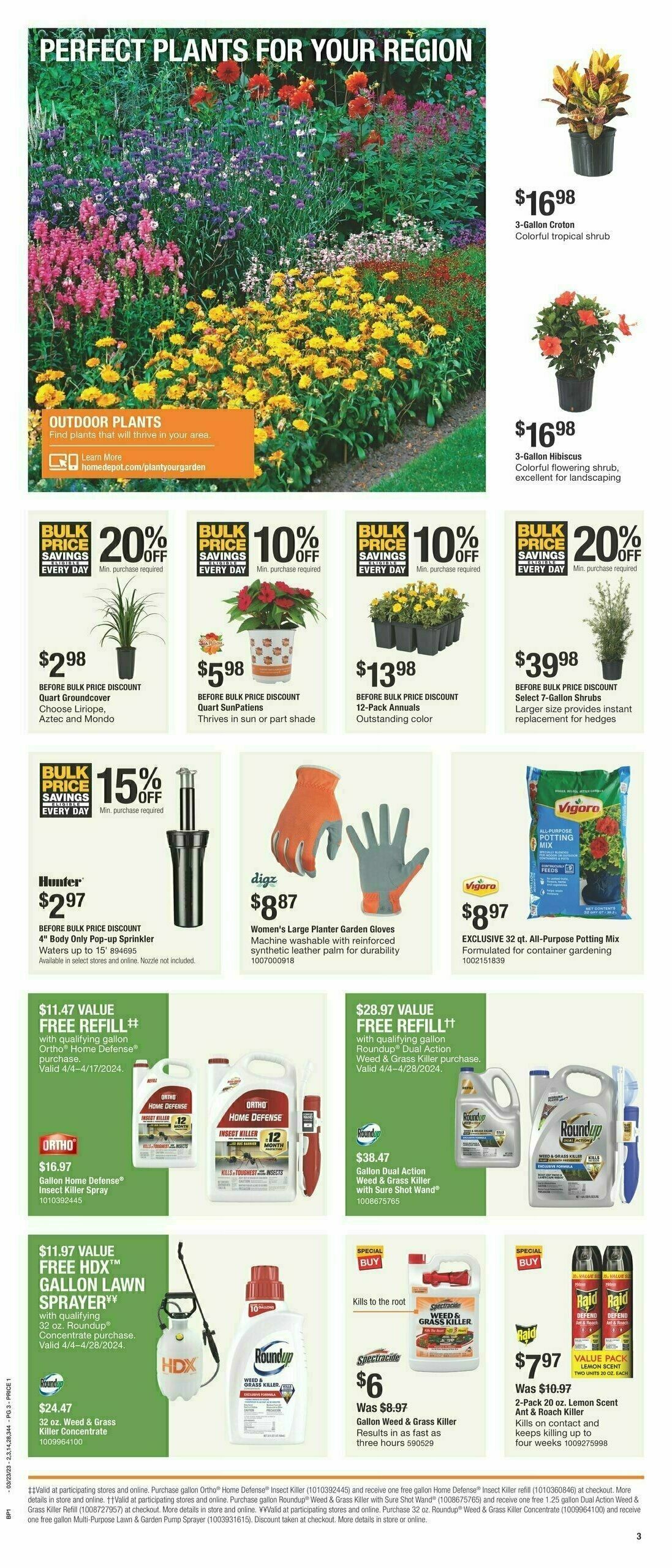 The Home Depot Early Spring Black Friday Local Ad & Catalog from April ...