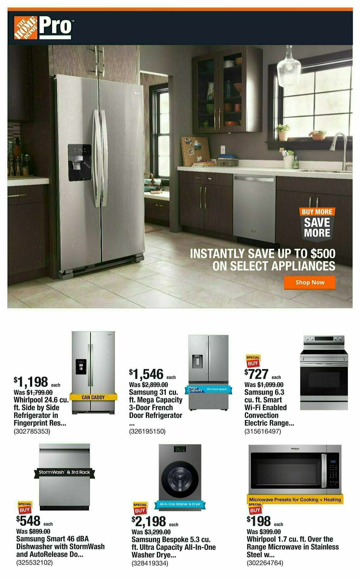 The Home Depot Pro Local Ad & Catalog from May 20