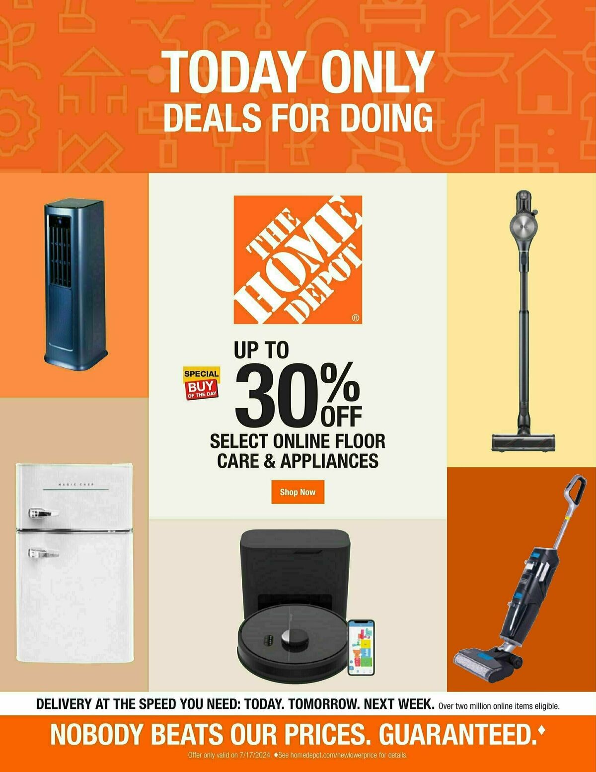 The Home Depot One Day Only Deals Local Ad & Catalog from July 17