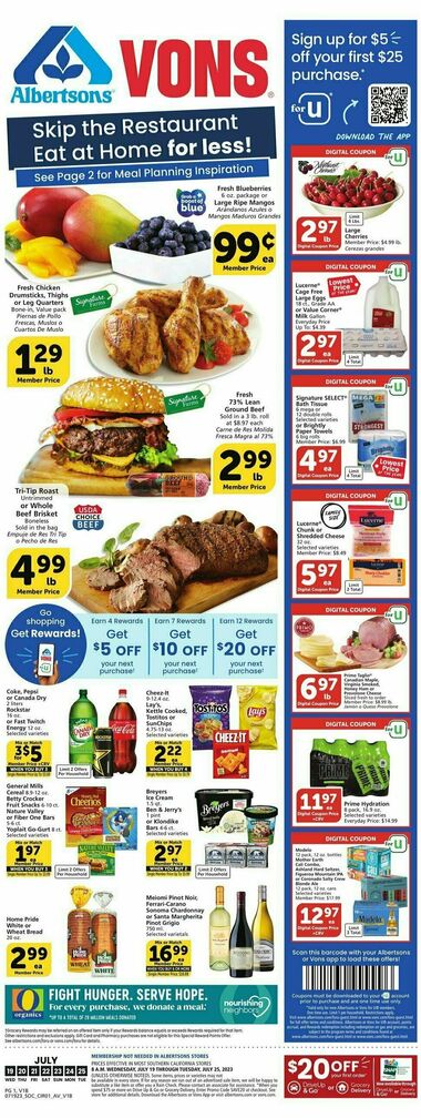 Vons - Ming Ave, Bakersfield, CA - Hours & Weekly Ad