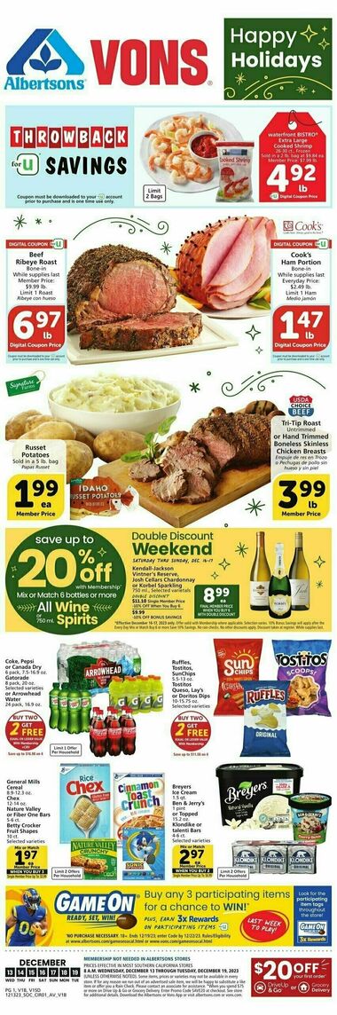 Vons Weekly Ad