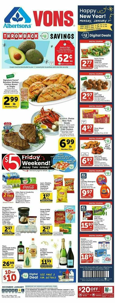 Vons Weekly Ad