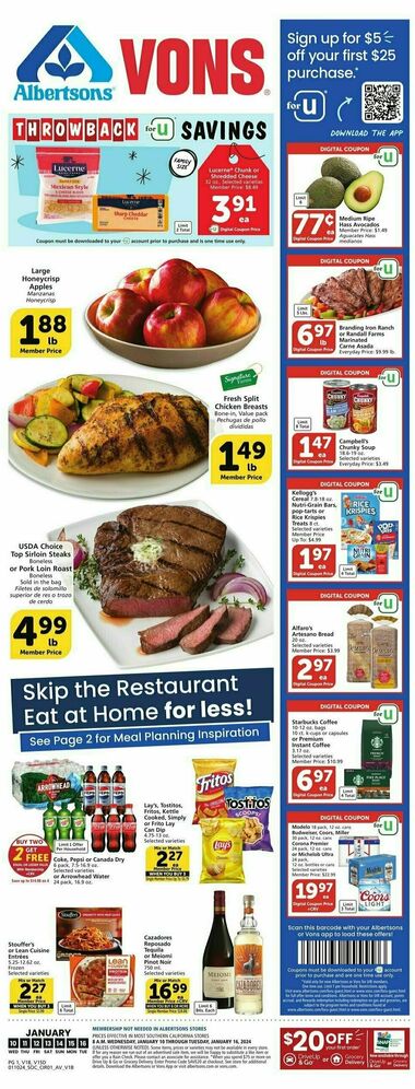 Vons Weekly Ad