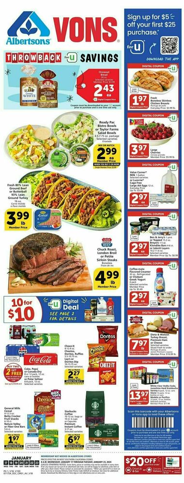 Vons Weekly Ad