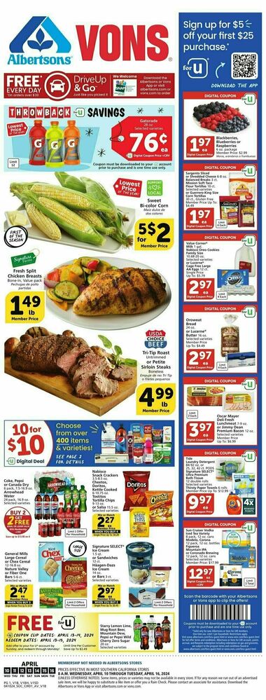 Vons Weekly Ad