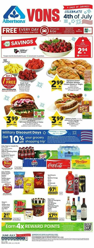 Vons Weekly Ad