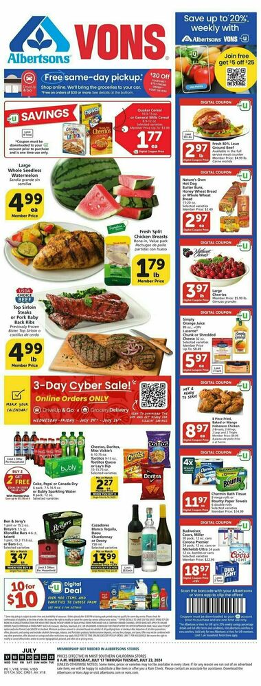 Vons Weekly Ad