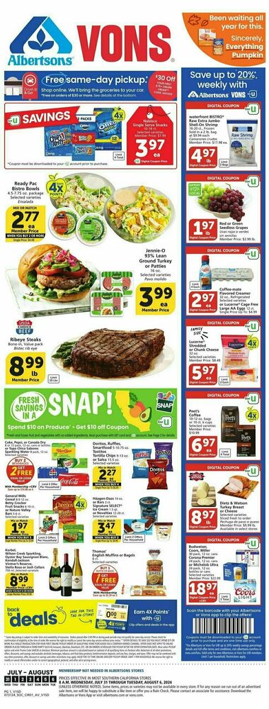 Vons Weekly Ad