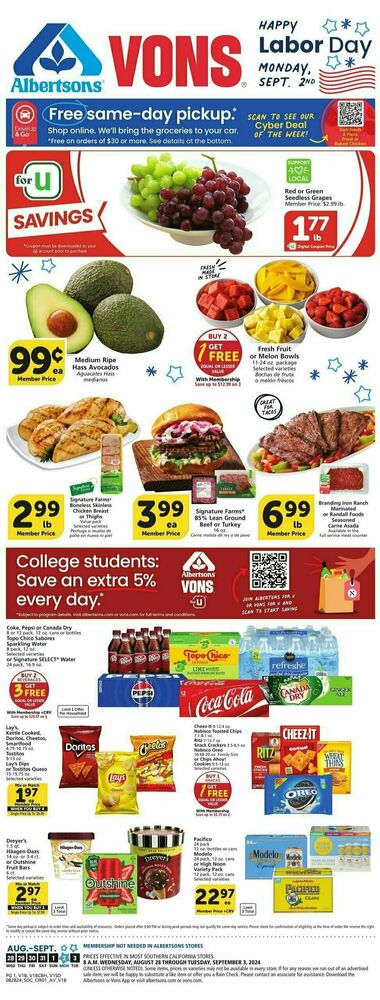 Vons Weekly Ad