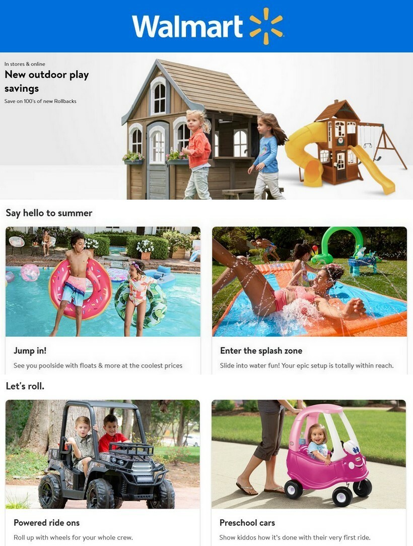 Walmart Outdoor Play Weekly Ads and Special Buys from May 30
