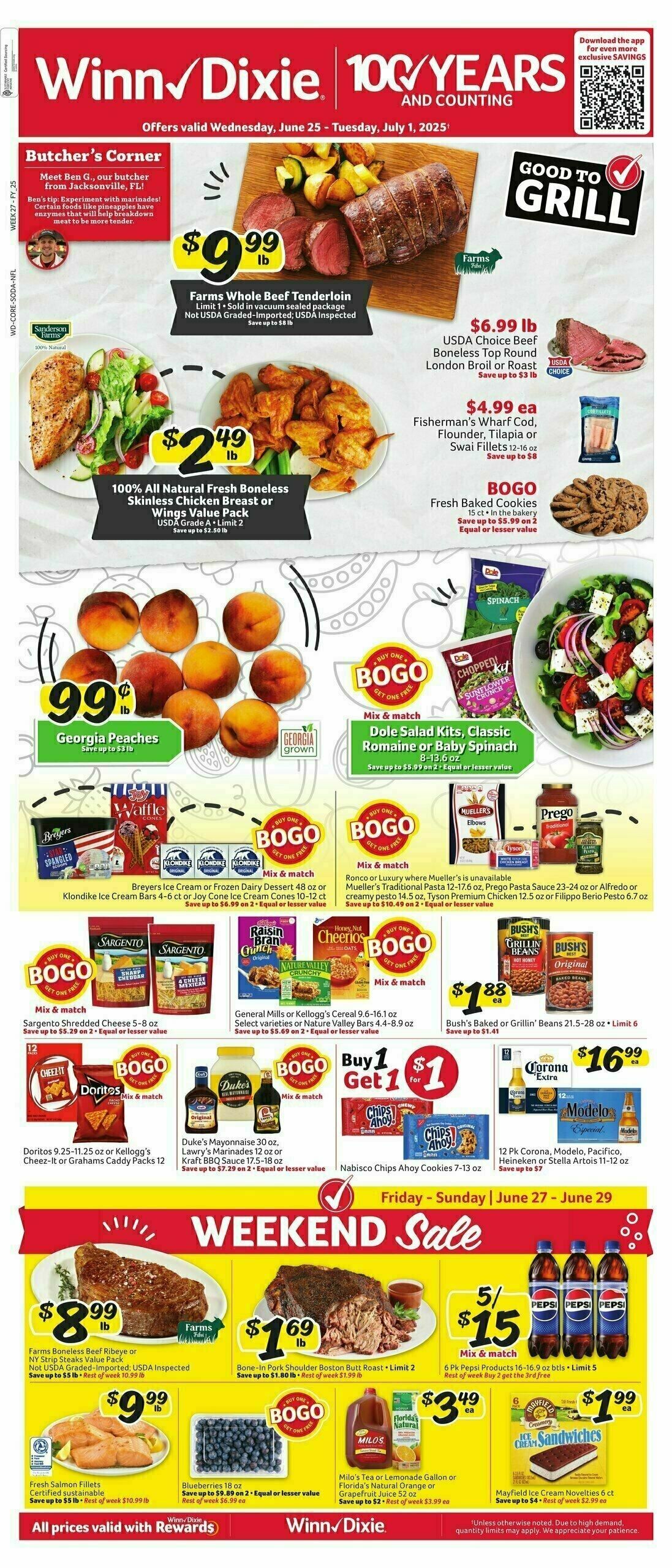 Winn-Dixie Weekly Ad from June 25