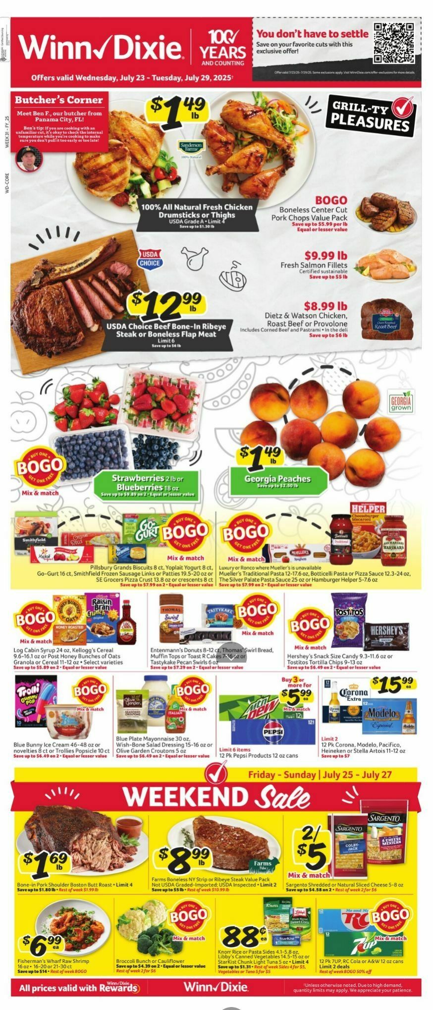 Winn-Dixie Weekly Ad from July 23